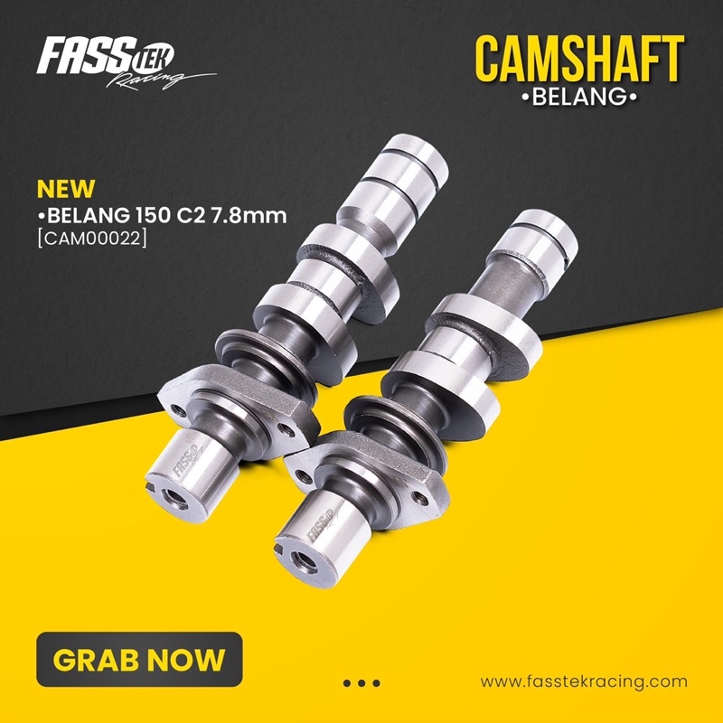 FASSTEK RACING CAMSHAFT SUZUKI BELANG 150 C2 7.8MM | Shopee Malaysia