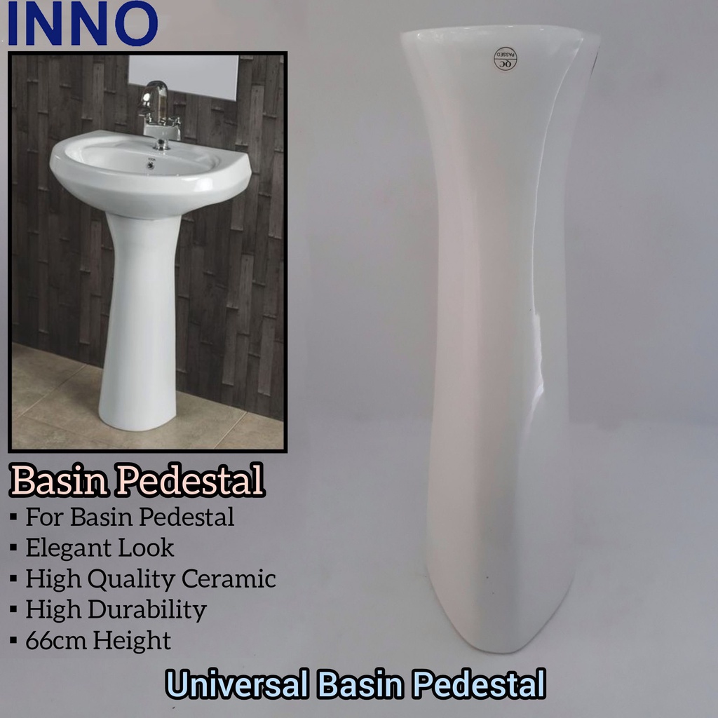 INNO Universal Basin Pedestal 66cm Height For Bathroom Basin | Shopee ...