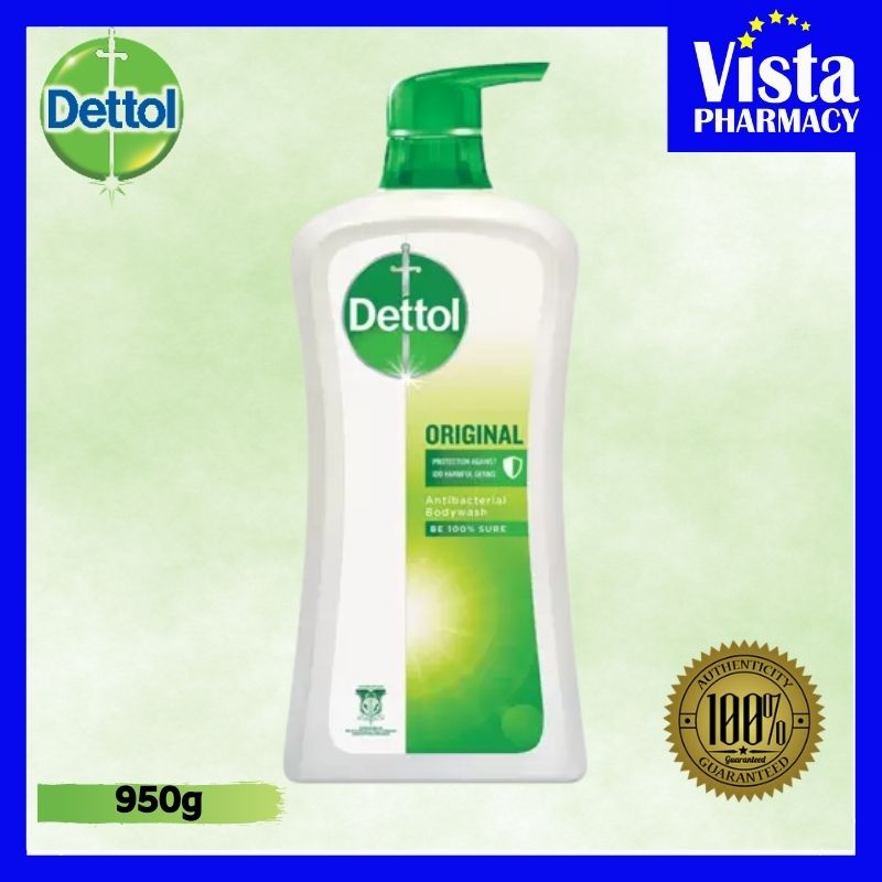 Dettol Antibacterial Bodywash 950g Original Lasting Fresh Instant Cool