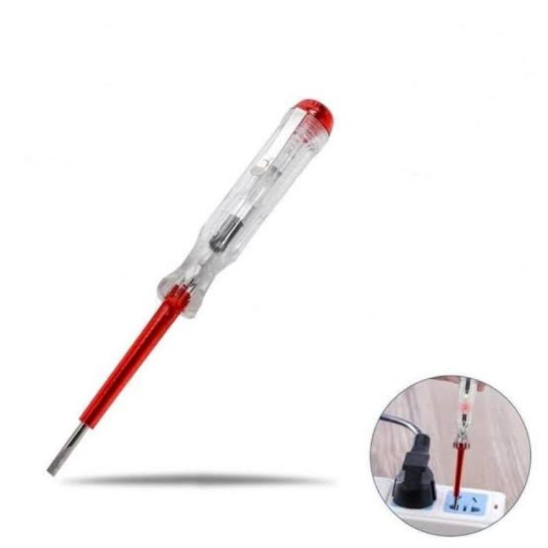 Electrical Voltage Taster - Transparent AC DC Tespen Screwdriver ...