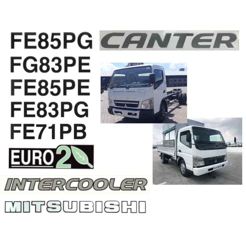 J120S06 MITSUBISHI FUSO FP51 FE71 FE83 FE85 MARK EMBLEM STICKER PRICE ...