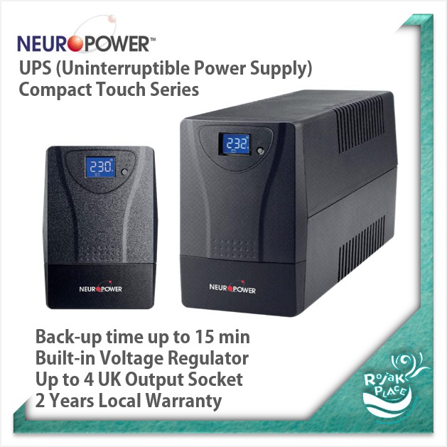 Neuropower Compact Touch Series - Line Interactive UPS 1000VA 1250VA ...