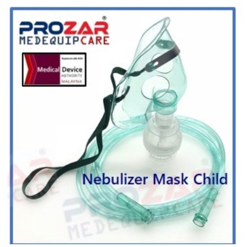 Nebulizer Mask Child 100pcs with Chamber and 7 FEET Tubing | Shopee ...