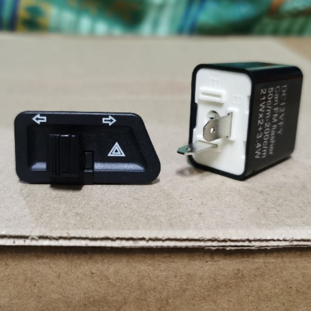 🔥Double Signal Swicth🔥Honda W100R /W125-S/Dash/SYM VF3I Hazard swicth ...