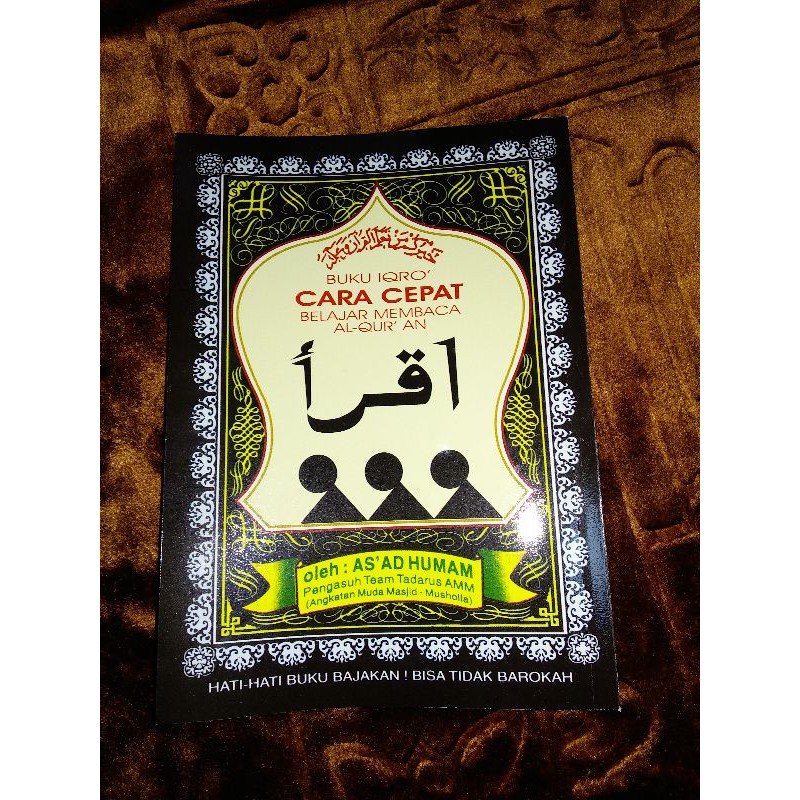 BUKU IQRA HITAM MUDAH MEMBACA | Shopee Malaysia