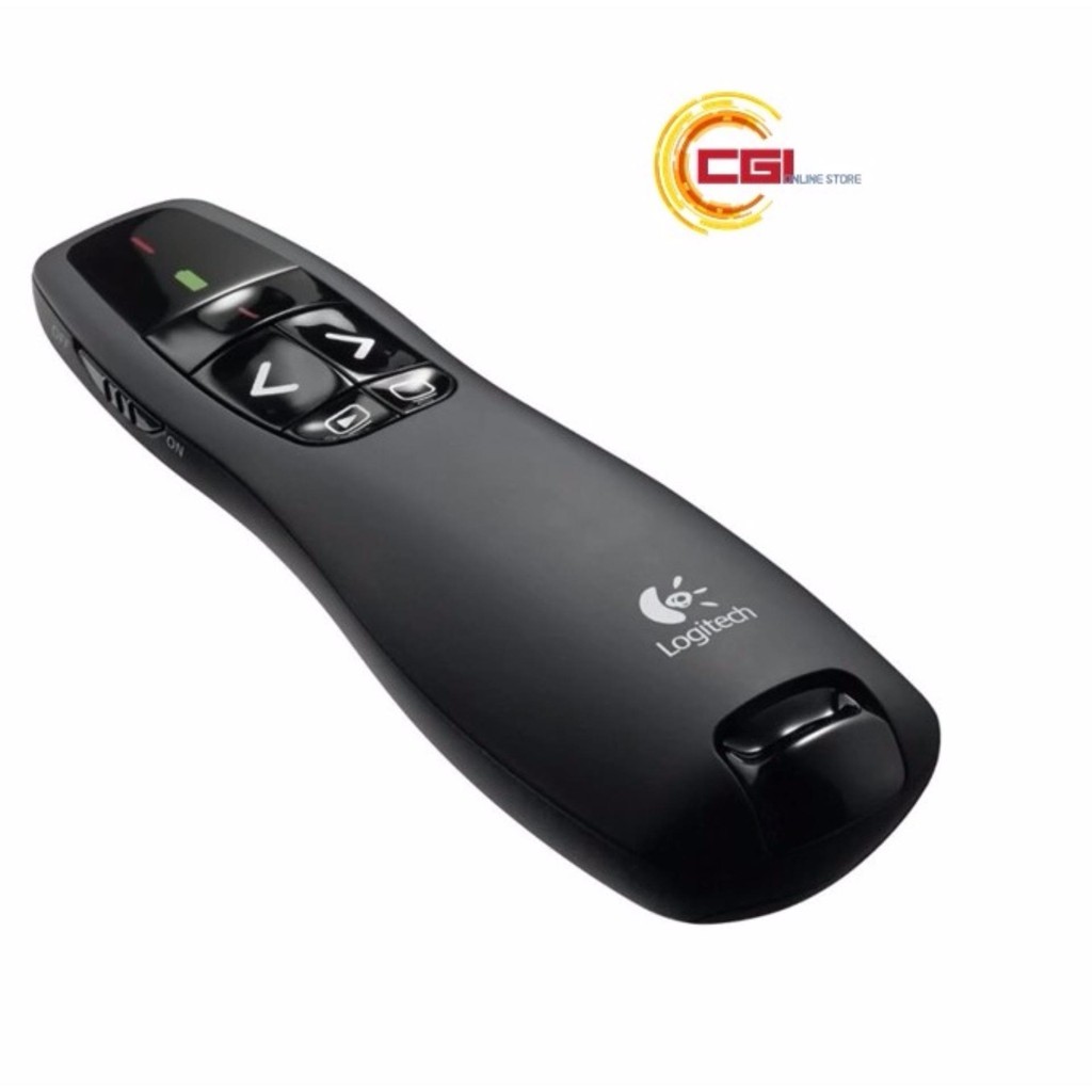 Logitech R400 Wireless Presenter - Black | Shopee Malaysia