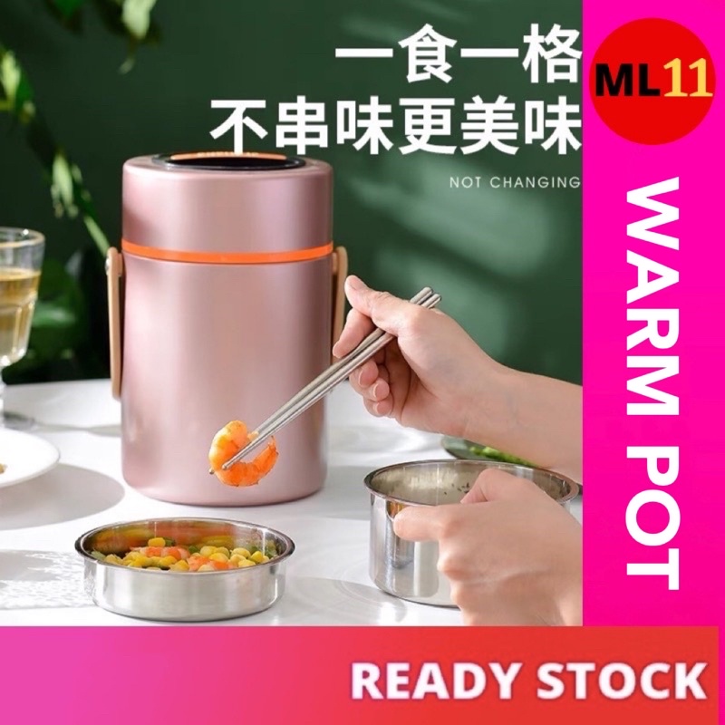 SUS304 Stainless Steel Heat Preservation Portable Pot long-lasting ...