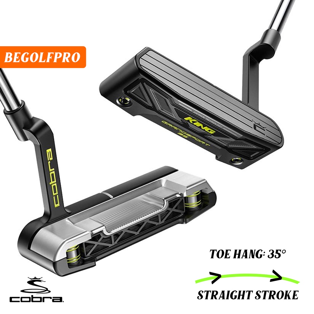 Cobra KING 3D Printed Grandsport-35 Putter - Silver (Plumber Neck ...