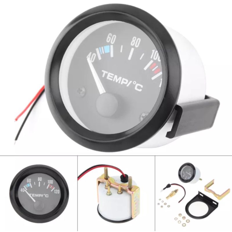 Universal Car water temperature sensor And bracket Indicator. gauge ...