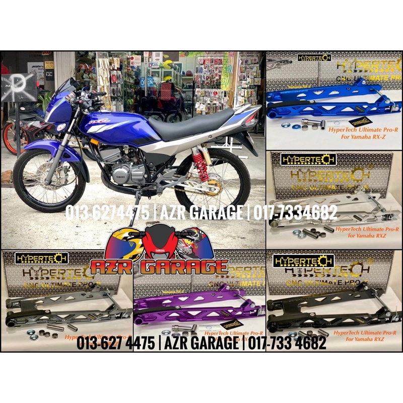 RXZ HYPERTECH PRO-R ORIGINAL CNC SWING ARM & CNC ALLOY CROWN | Shopee ...