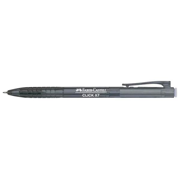 Faber Castell Black Ball Pen Click x 0.7mm | Shopee Malaysia