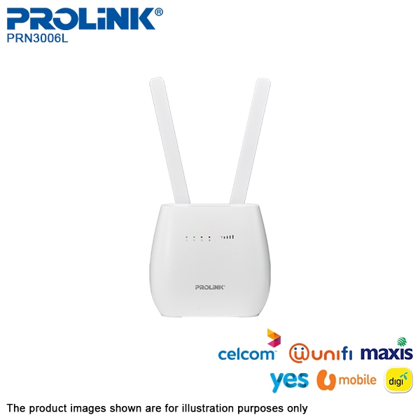 PROLiNK PRN3006L Smart 4G LTE Fixed Wi-Fi Router with Voice Powered by ...