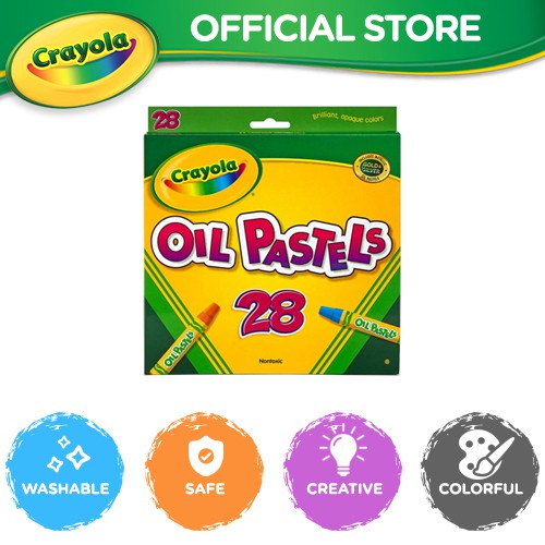 Crayola Oil Pastels Art School Supplies Assorted Colors 28 Count Kids ...