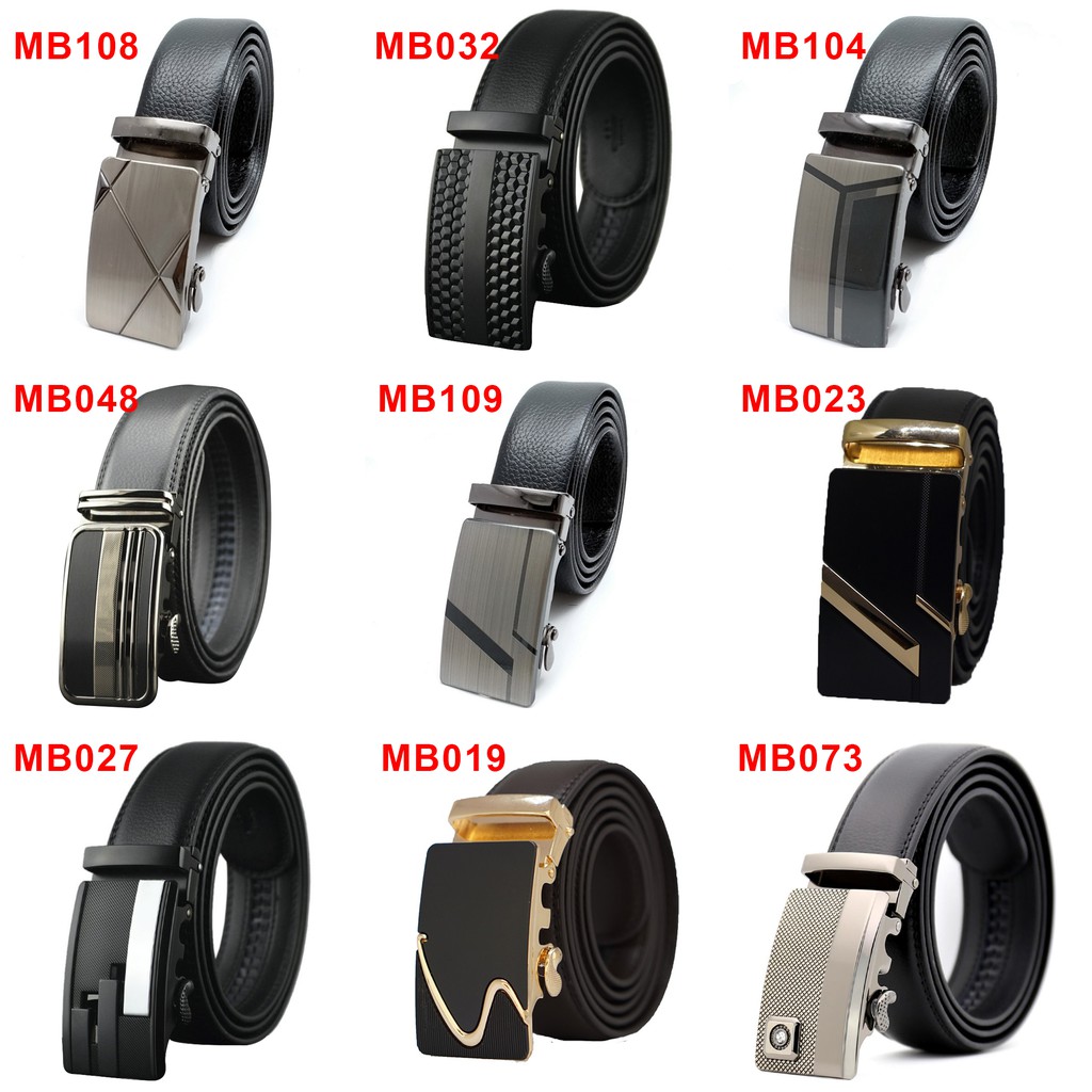 Original T Genuine Leather Halal Automatic Buckle Men Belt [FREE 1YEAR ...
