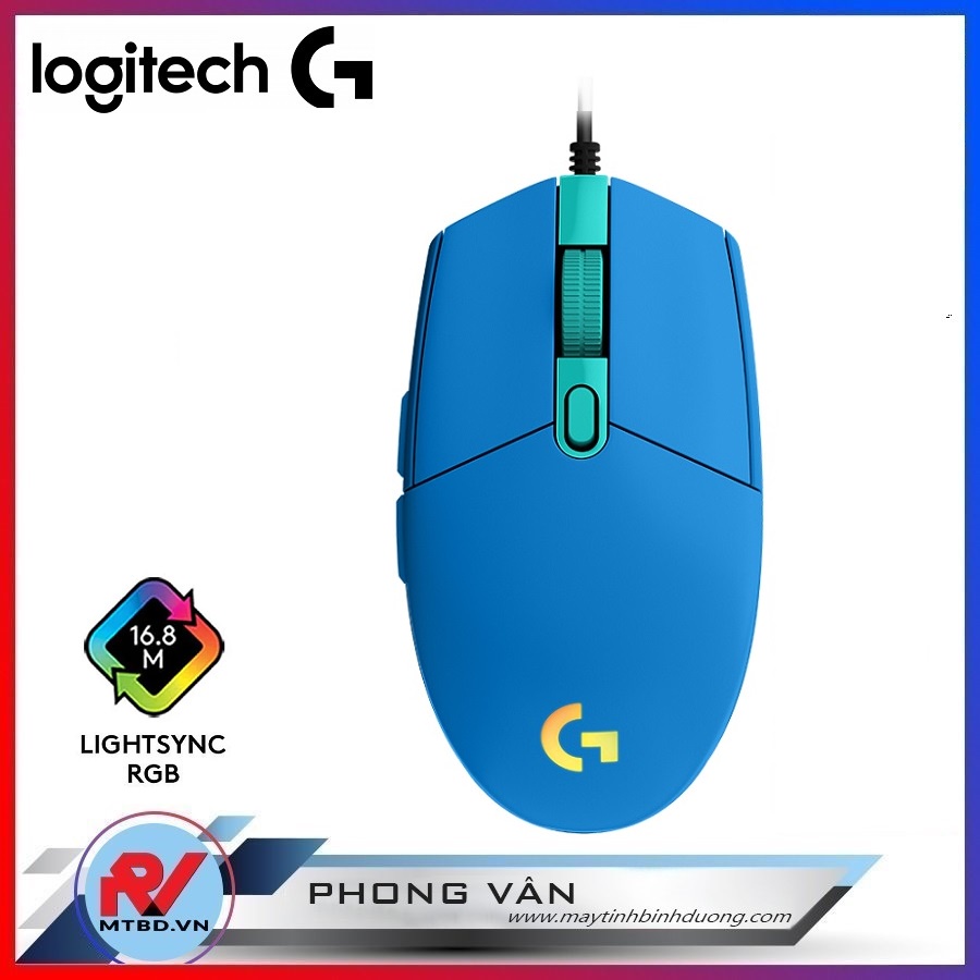 Logitech G203 Blue game Mouse (Blue) | Shopee Malaysia