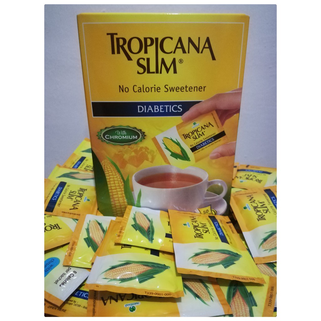 Tropicana Slim No Calorie Sweetener@50 sachets | Shopee Malaysia