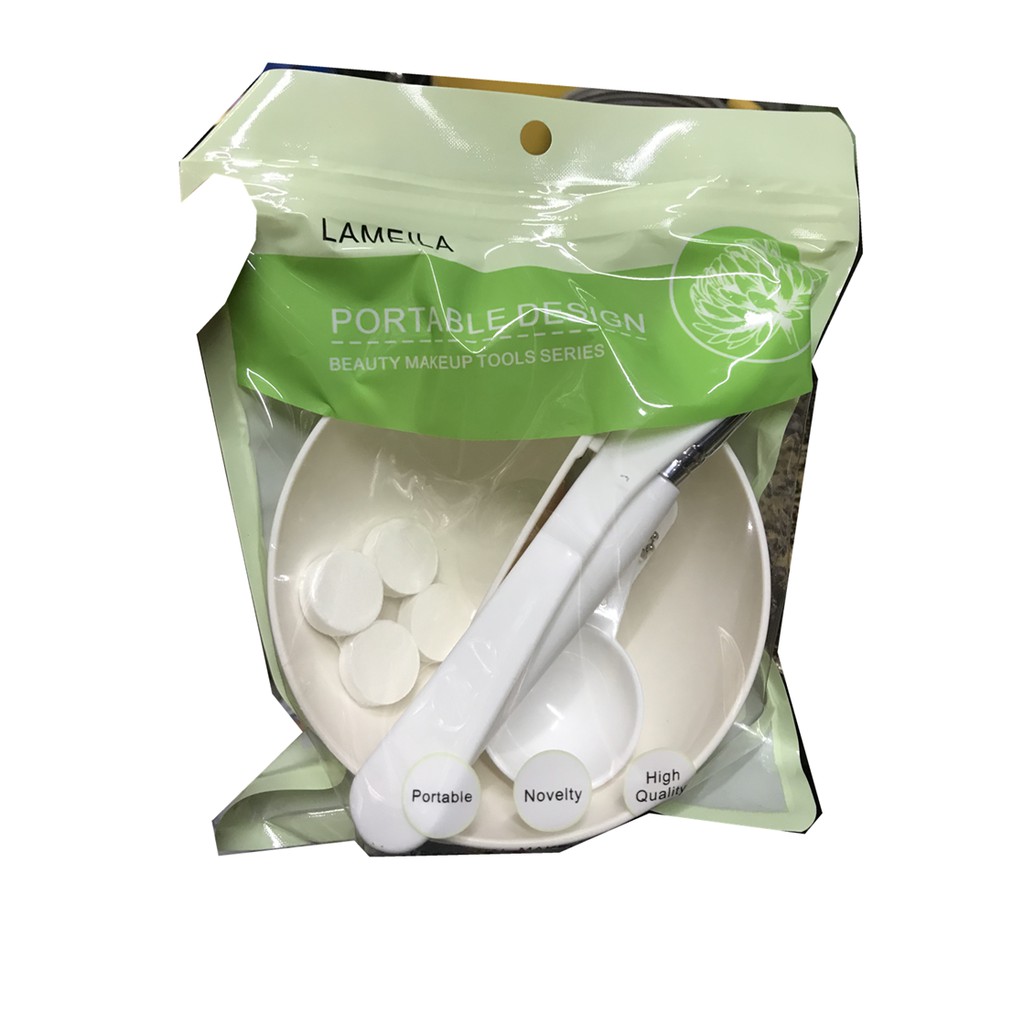 facial bowl set mixer for facial mask (Pink) | Shopee Malaysia