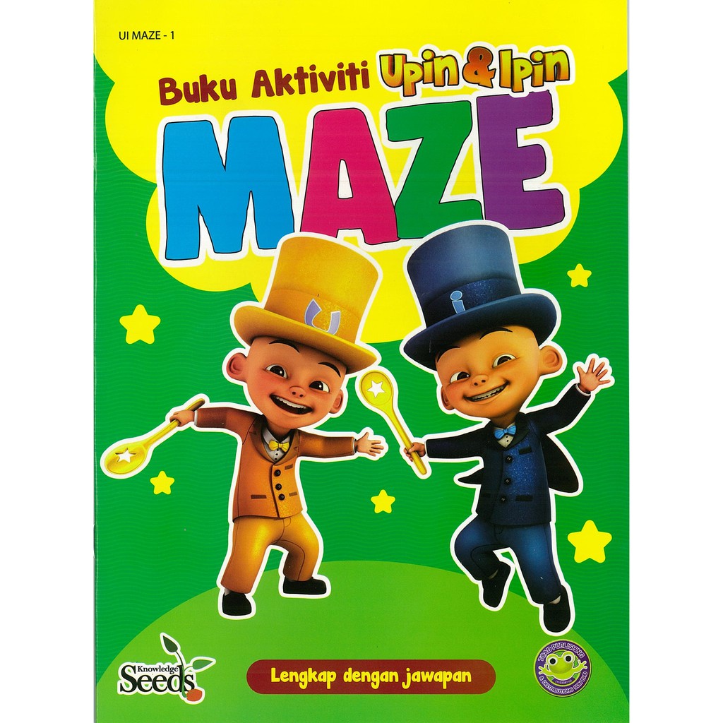 TOAD BOOKS (B4) : BUKU AKTIVITI MAZE UPIN & IPIN (UI MAZE) | Shopee ...