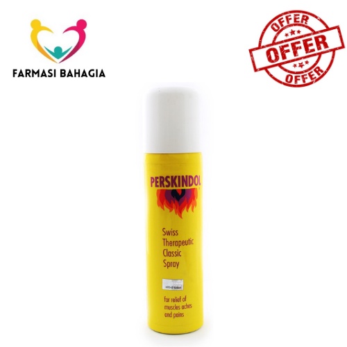 [ Exp 7/2029 ] PERSKINDOL SWISS THERAPEUTIC CLASSIC SPRAY 150ML - For ...