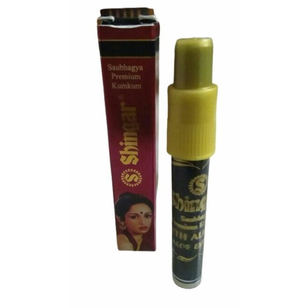 Shingar Liquid Bindi/Pottu With Almond & Aloe Extract (Red, Black, Deep ...