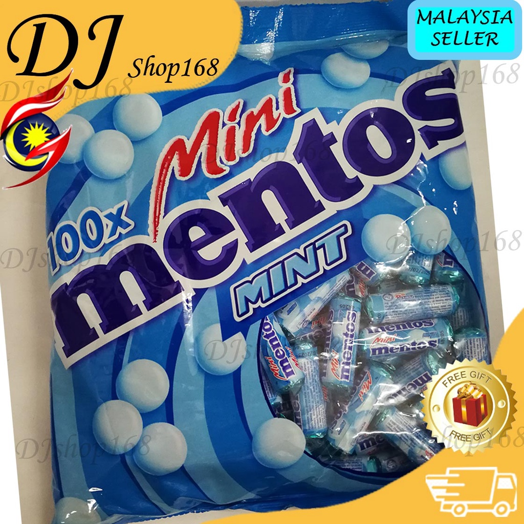 MINI MENTOS MINT 100PCS & 20PCS CHILDHOOD HALAL | Shopee Malaysia