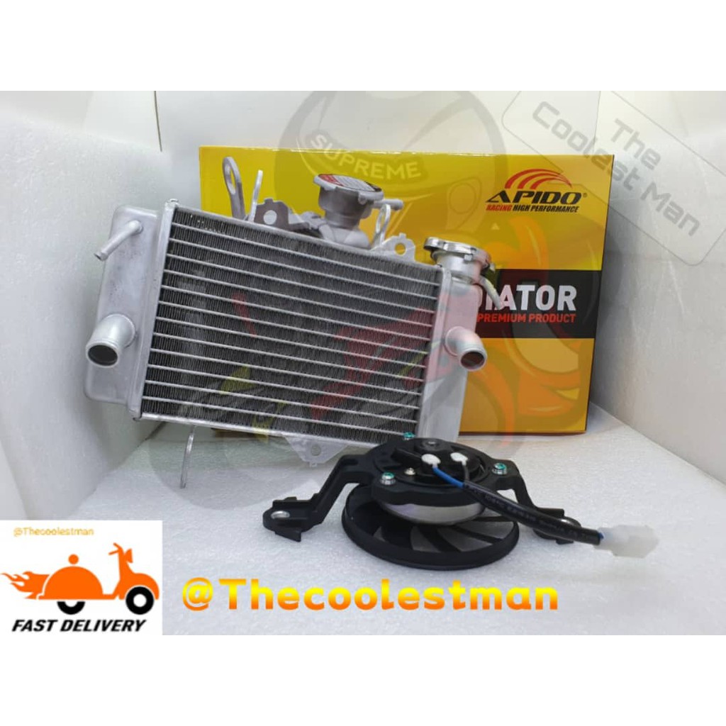 🔥READY STOCK🔥APIDO RADIATOR RACING & RADIATOR FAN RACING FOR YAMAHA ...