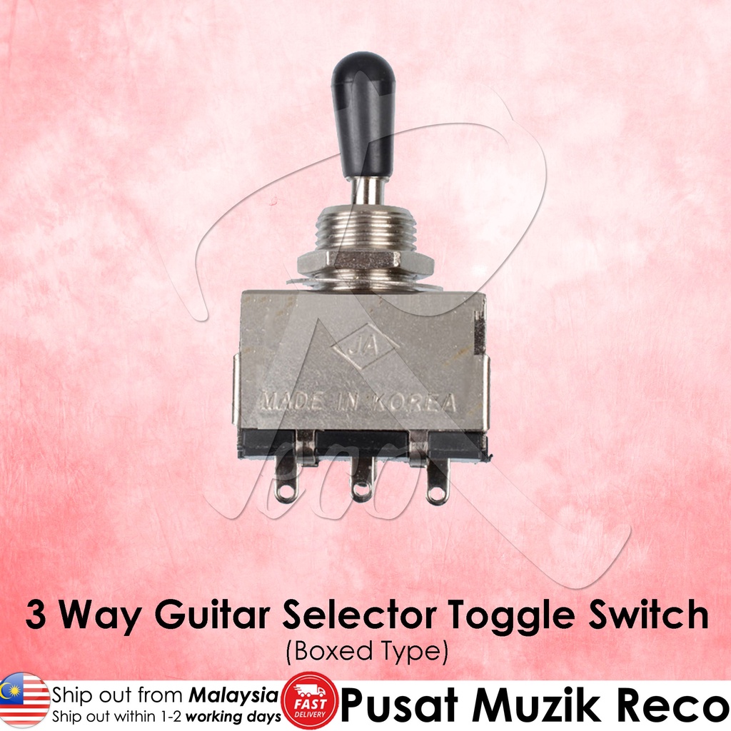RM Electric Guitar 3 Way Toggle Switch Pickup Selector Boxed Type Part ...
