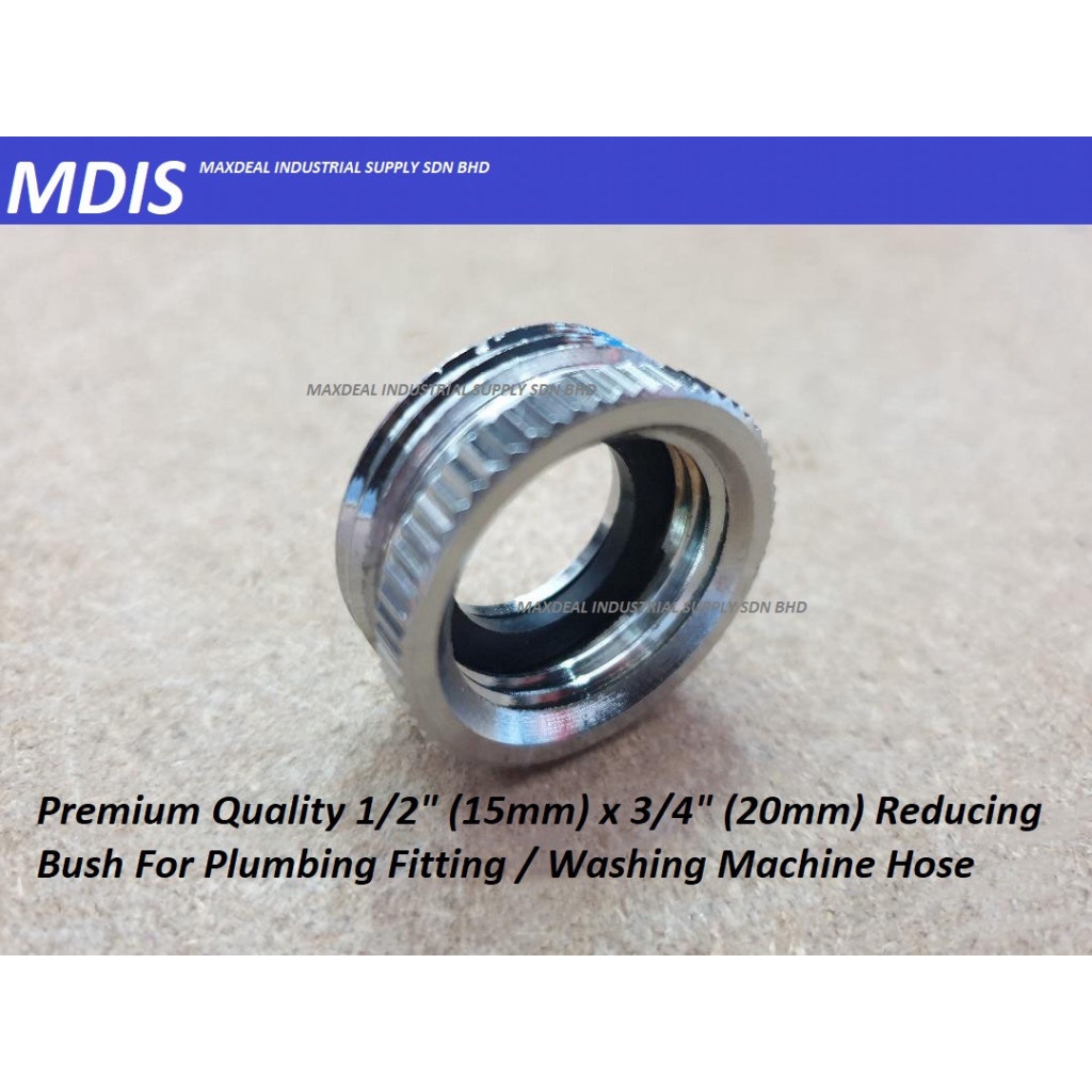 Premium Quality Reducing Bush 3/4" (20mm) x 1/2" (15mm) For Plumbing ...