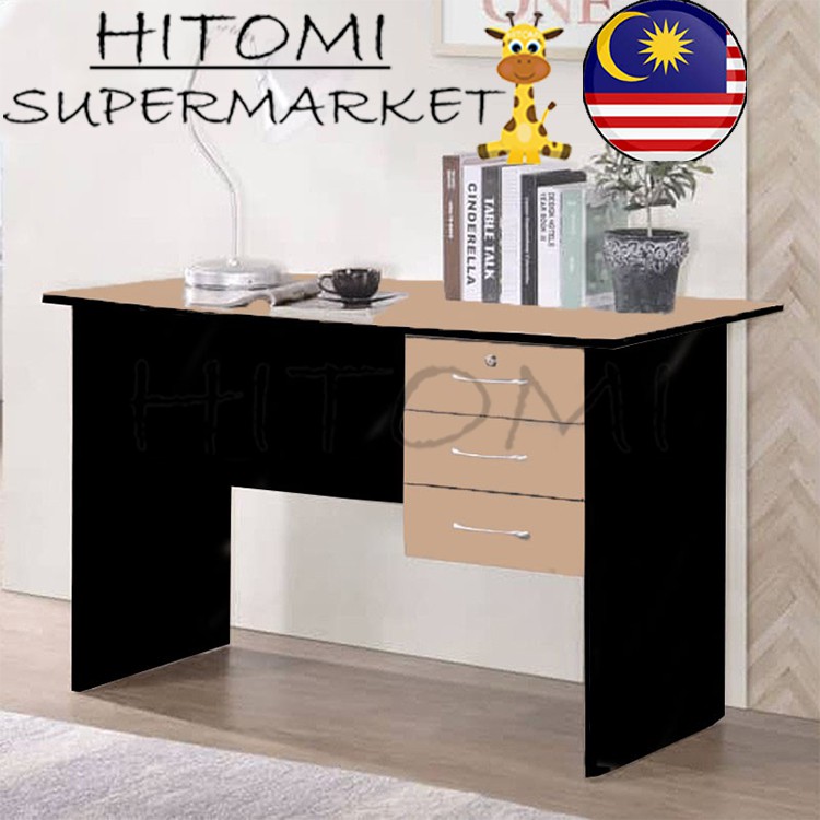 120cm Student Desktop Computer Table Student Bedroom Study Desk Meja ...
