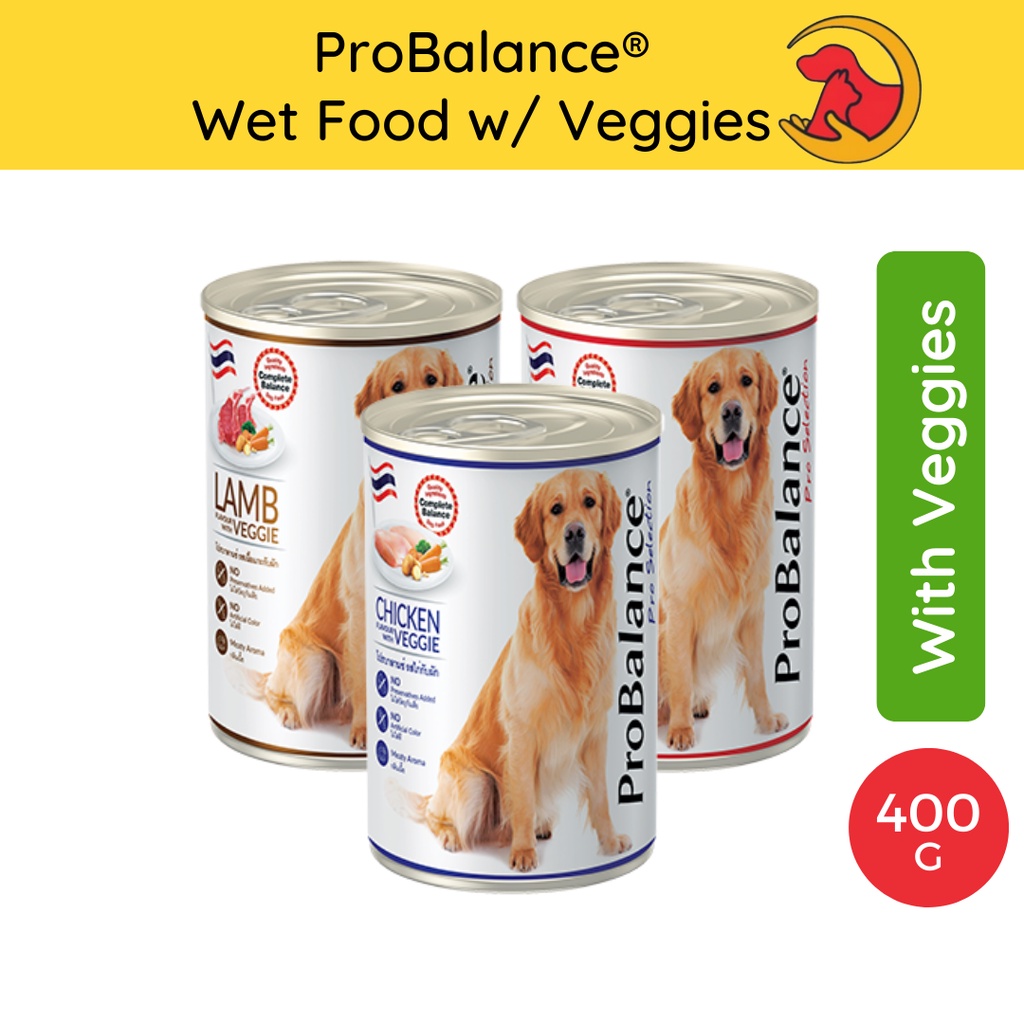 ProBalance® Wet Food for Dogs (400G) Chicken / Lamb / Beef Flavour with ...