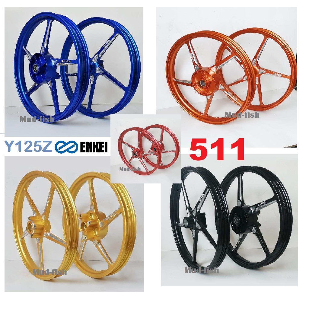 ENKEI YAMAHA Y125Z, LC135 5S | V8 FI FG511 SPORT RIM ALLOY 511 | Shopee Malaysia