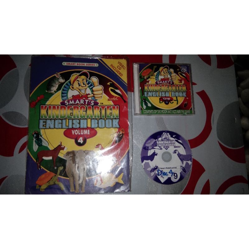 Smart's Kindergarten English Book Vol 4 FREE VCD | Shopee Malaysia