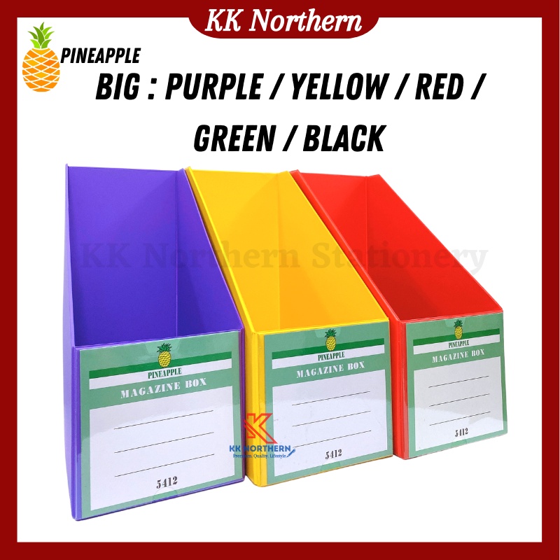 PVC Magazine Box File Holder Desktop Foldable File Holder Filling Case ...