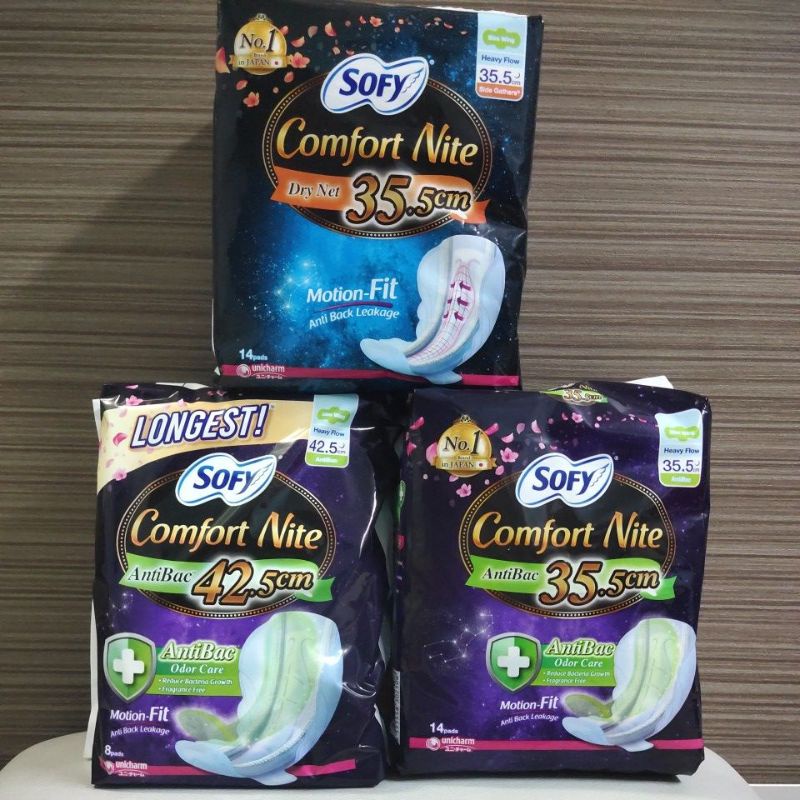 Sofy 42.5, Sofy 35.5, Dry net 35.5, one pack | Shopee Malaysia