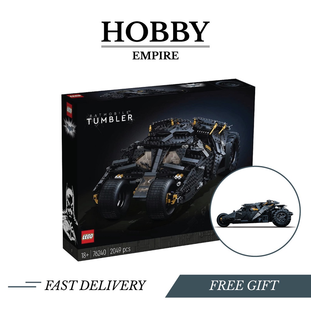 LEGO DC 76240 Batman Batmobile Tumbler *Original LEGO Set Extra Bubble ...