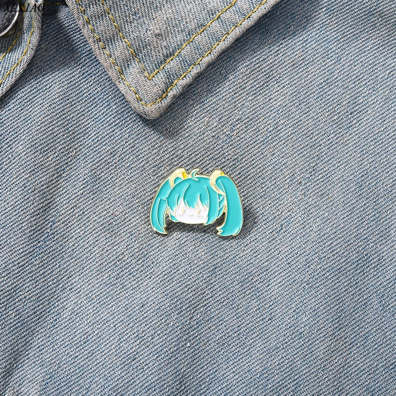 Anime Peripheral Lapel Pin Hatsune Miku Enamel Brooch Souvenirs Gifts ...
