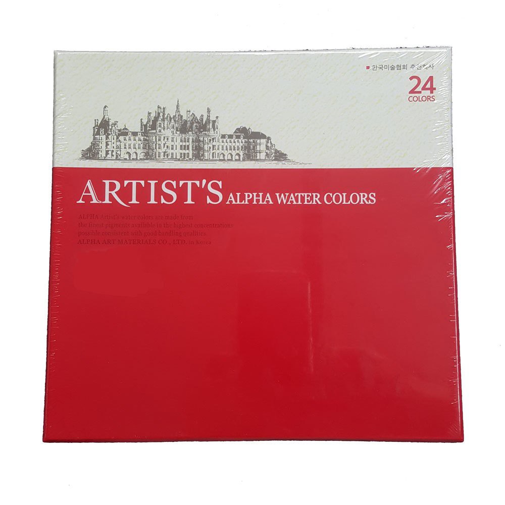 Alpha Artists Watercolour (24 Colours Set) Water Colour Color ...