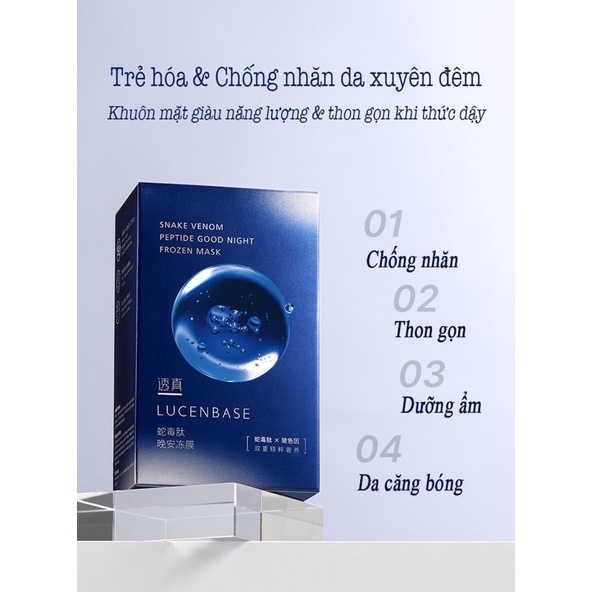 Snake Venom Peptide Good Night Frozen Mask Box | Shopee Malaysia