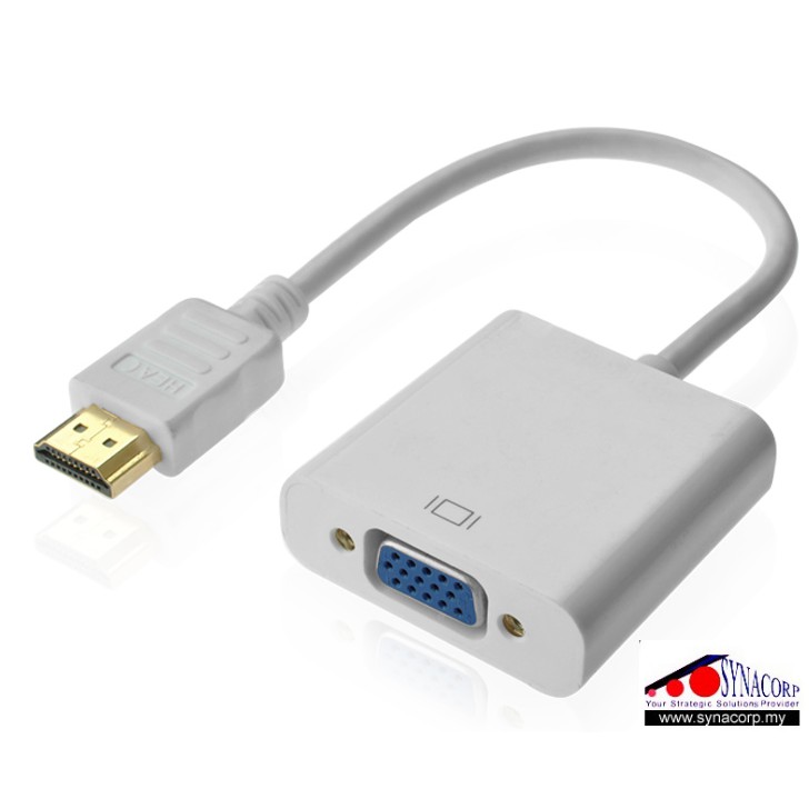 HD to VGA HD 1080P Adapter with Audio & Power Supply | Shopee Malaysia