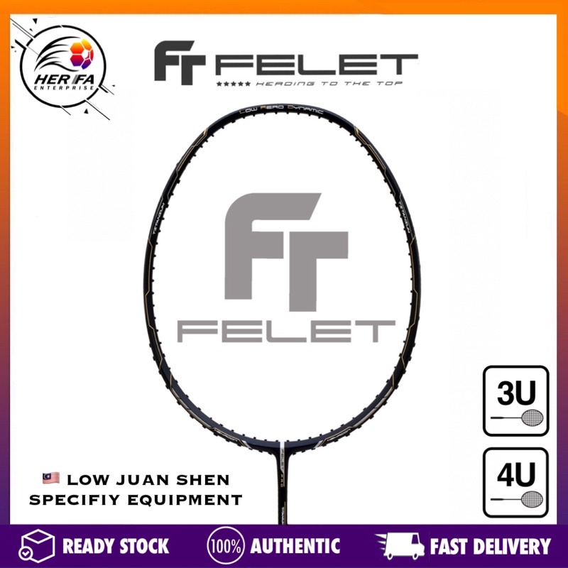 FELET Titanium 88 TI-88 Titanium 3U & 4U Professional Badminton Racket ...