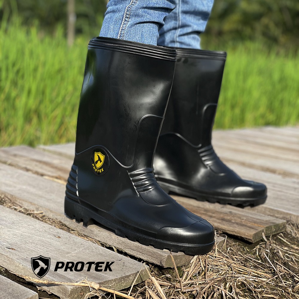 PROTEK Unisex-PT30 Rain Boots Non-Slip Waterproof Garden Boots/Kasut ...