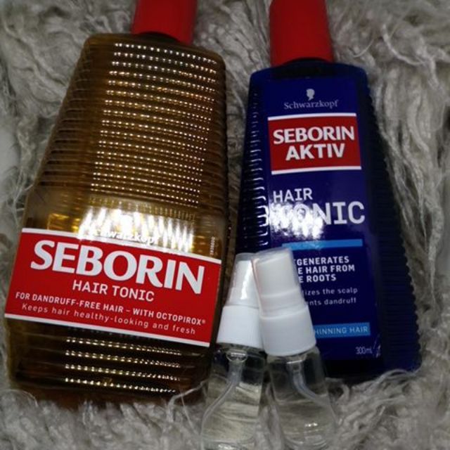 Authentic (REPACKED) schwarzkopf seborin hair tonic/seborin aktiv hair ...