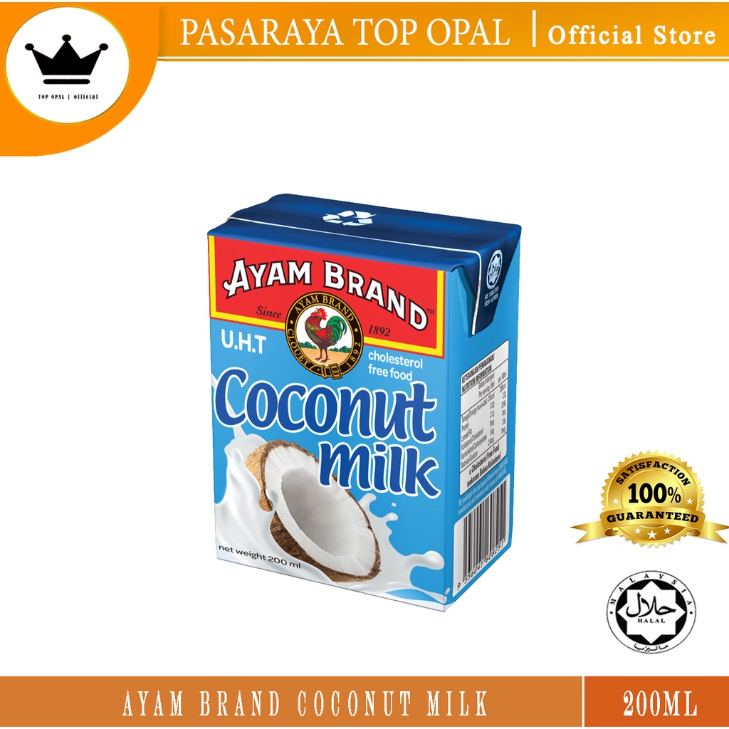 Ayam Brand Santan Susu Kelapa Coconut Milk 200ml | Shopee Malaysia