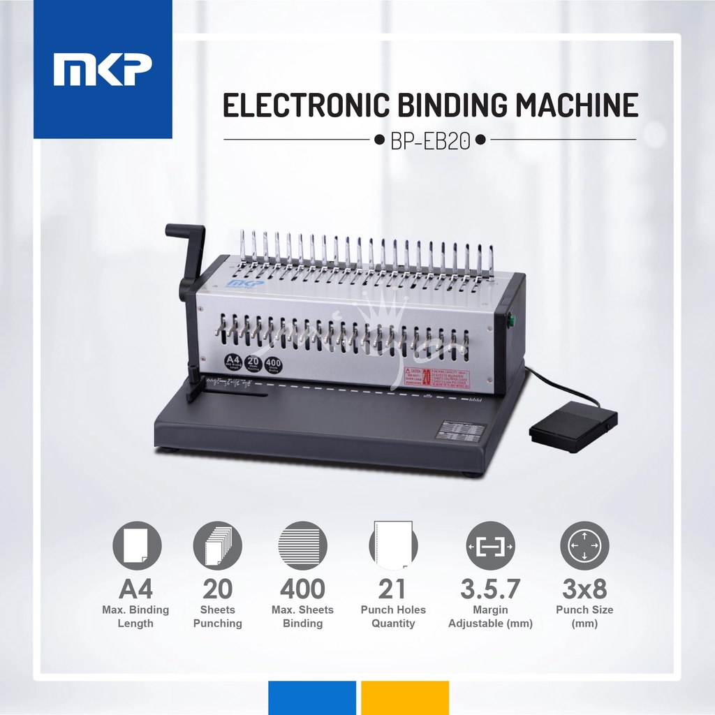 MKP Electronic Binding Machine BP-EB20 (20 sheets) | Shopee Malaysia