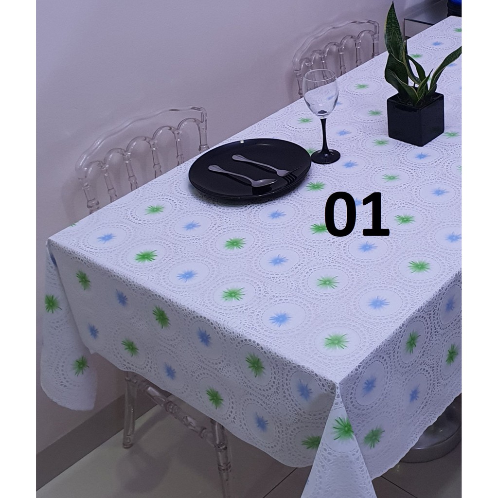 Alas Meja Corak Lace Meter, Meja Sofa, Meja Makan 6 Kerusi, Meja Makan ...