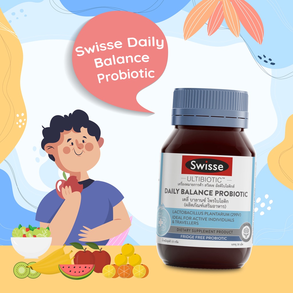 Swisse Ultibiotic Daily Balance Probiotic (30 Capsules) | Shopee Malaysia