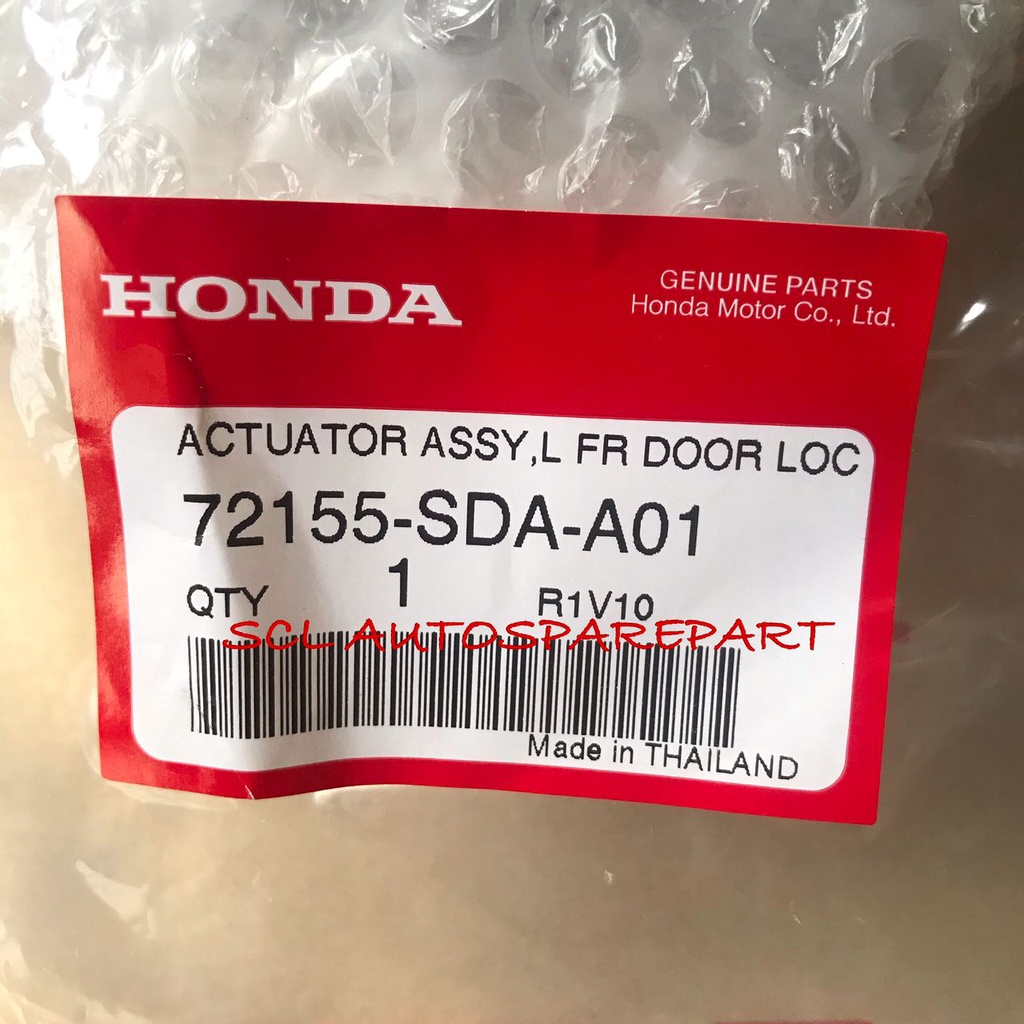 [ SCL AUTOSPAREPART ] 72155-SDA-A01 Honda Genuine Door Actuator Front ...