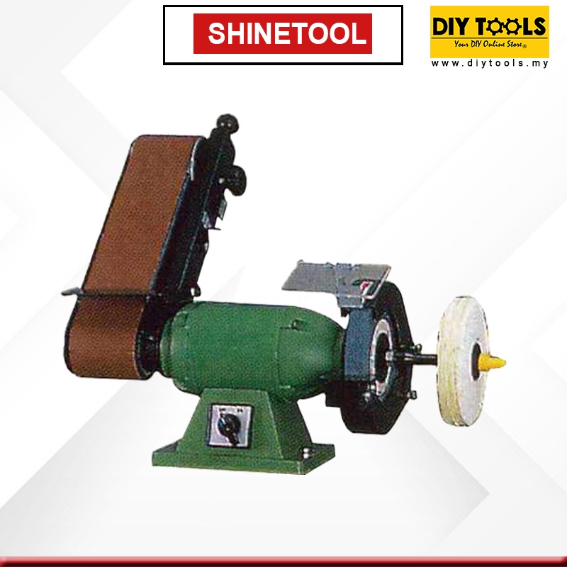 𝐒𝐇𝐈𝐍𝐄𝐓𝐎𝐎𝐋 3 in 1 Belt & Buffing & Bench Grinding Machine - 150 / 200 mm ...