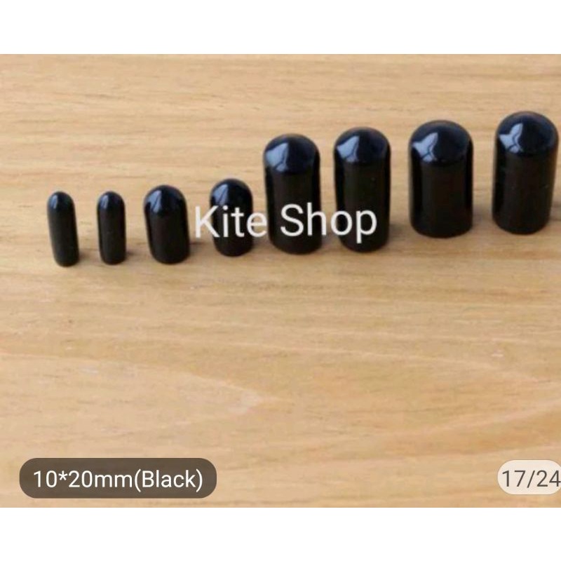50pcs 10mm*20mm Soft Rubber End Cap | Shopee Malaysia