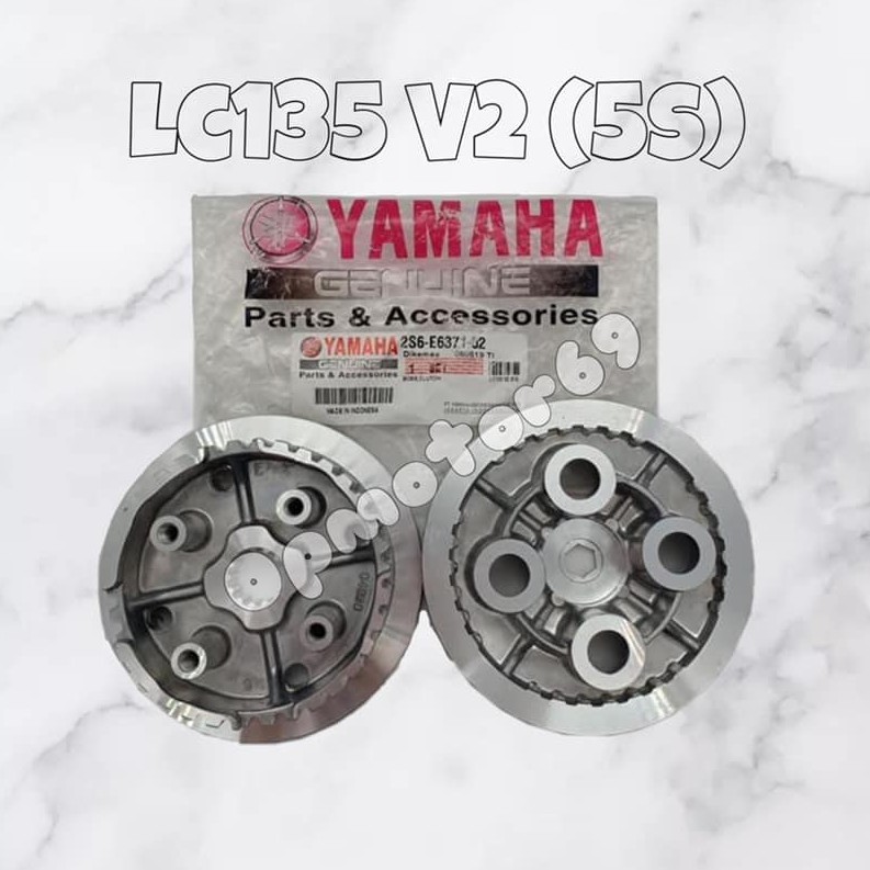 Yamaha Clutch Boss Set/Pressure Plate And Clutch Boss Set /LC135 135LC LC 135 V2 5S 5SPEED (2S6 ...
